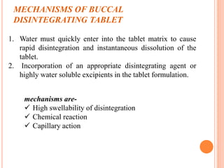 Formulation and evaluation of buccal disintegrating tablet of ...