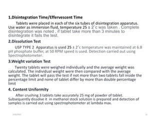 Formulation and evaluation of effervescent tablets.pptx