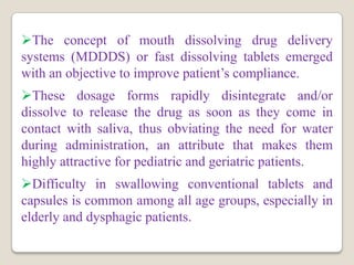 Formulation and evaluation of fast dissolving tablets | PDF