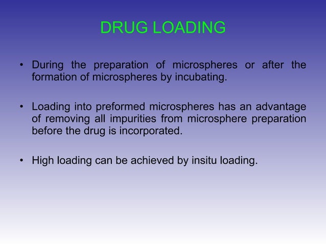 Formulation And Evaluation Of Microspheres[1] Ppt