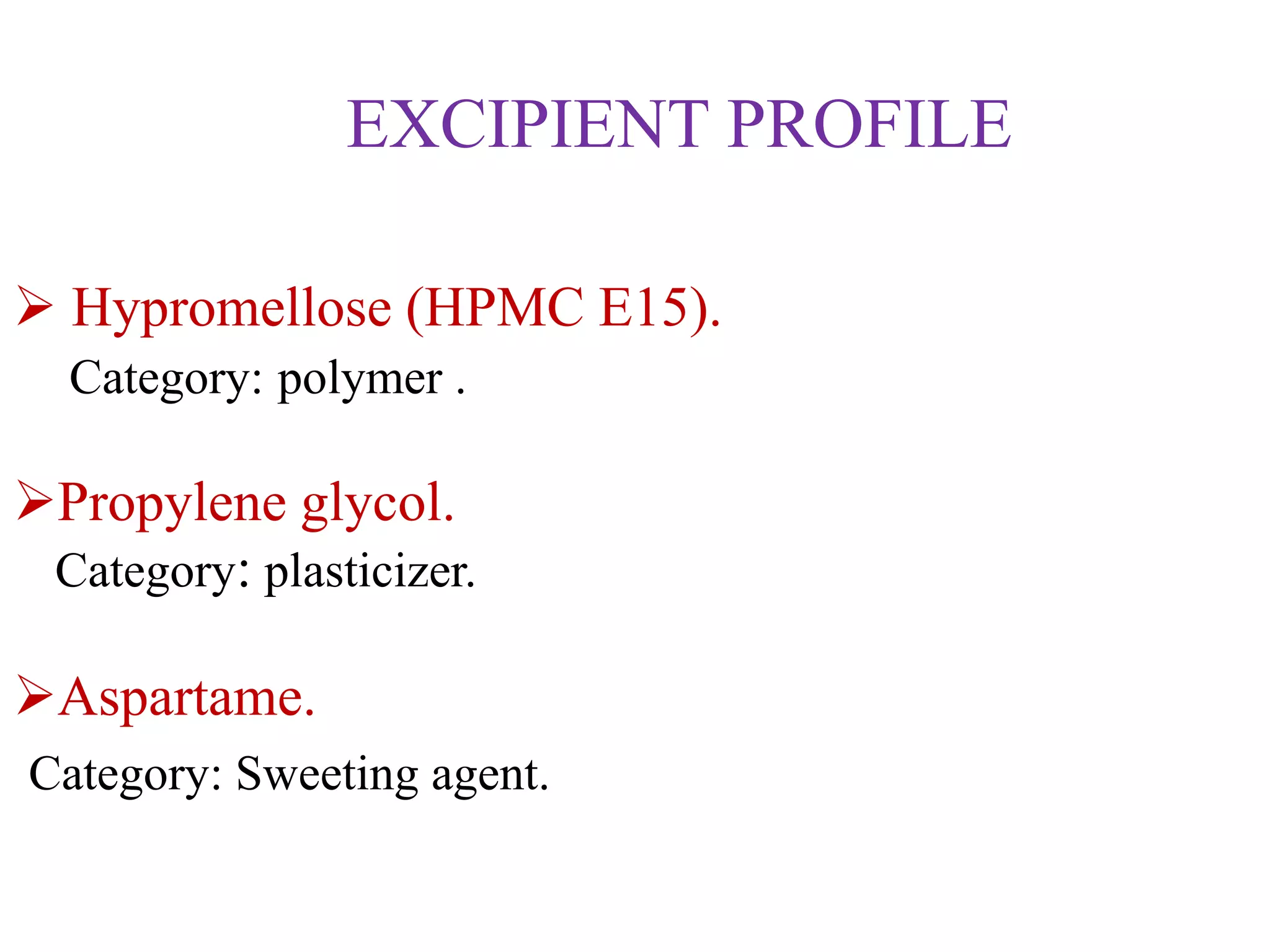 Formulation and evaluation of oral fast dissolving films of project | PPTX