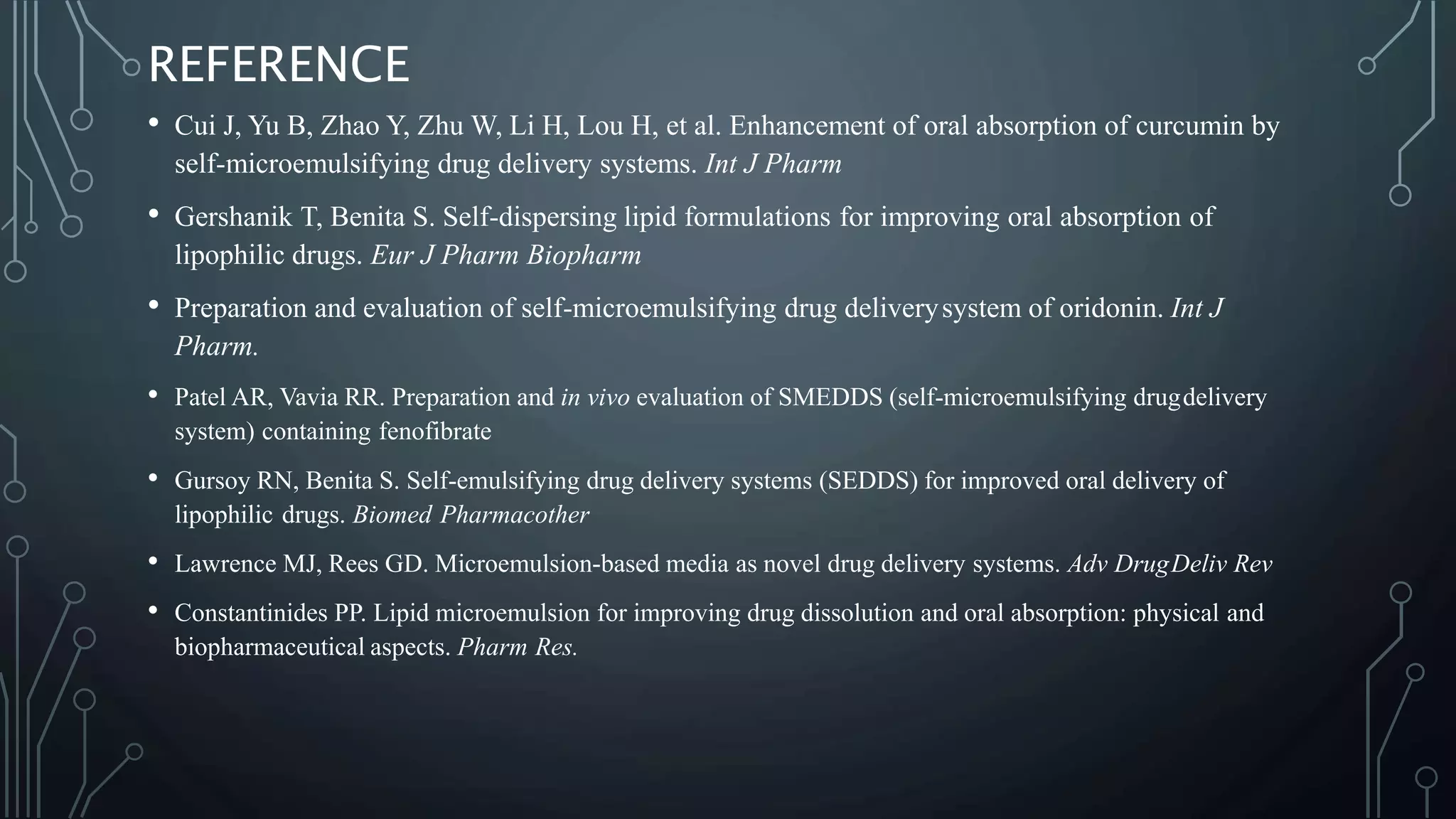 Formulation And Evaluation Of Self Emulsifying Drug Delivery System Of Valsartan Pptx