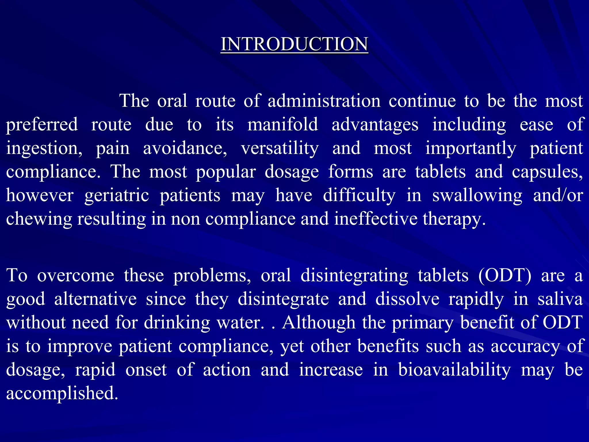 Formulation and evaluation of sumatriptan succinate oral disintegrating ...
