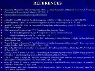 Formulation and evaluation of sumatriptan succinate oral disintegrating ...