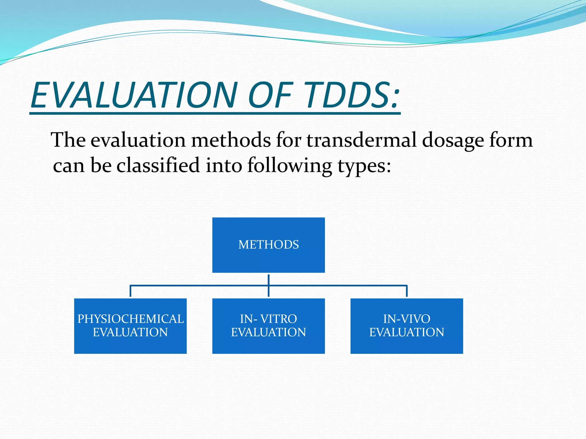 Formulation and evaluation of tdds | PPTX