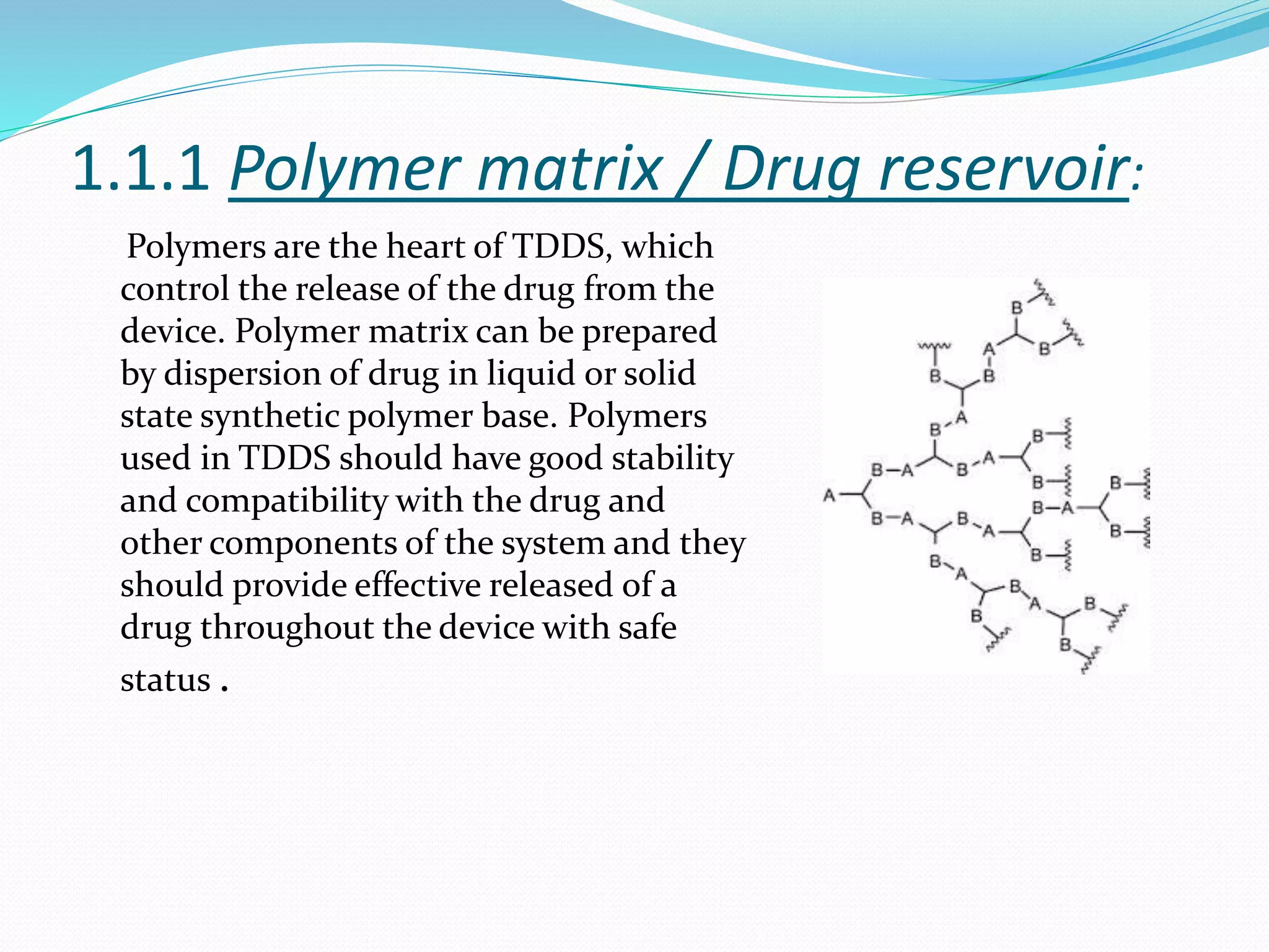 Formulation and evaluation of tdds | PPTX