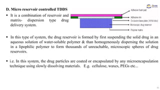 Transdermal Drug Delivery System (TDDS) | PPT