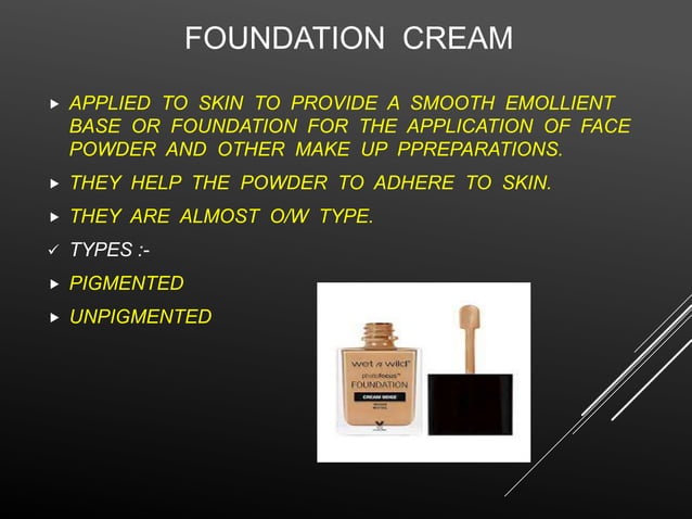 FORMULATION AND EVALUATION OF COSMETIC PRODUCTS | PPTX | Skin and ...
