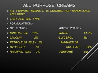 FORMULATION AND EVALUATION OF COSMETIC PRODUCTS | PPTX