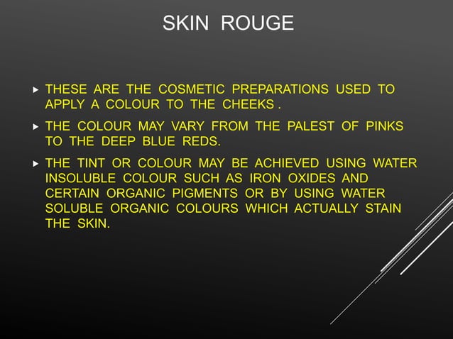 FORMULATION AND EVALUATION OF COSMETIC PRODUCTS | PPTX | Skin and ...