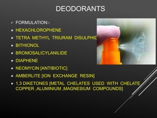 FORMULATION AND EVALUATION OF COSMETIC PRODUCTS | PPTX