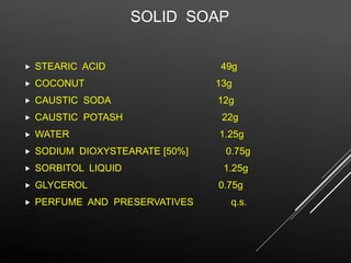 FORMULATION AND EVALUATION OF COSMETIC PRODUCTS | PPTX