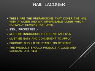 FORMULATION AND EVALUATION OF COSMETIC PRODUCTS | PPTX