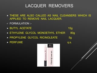 FORMULATION AND EVALUATION OF COSMETIC PRODUCTS | PPTX