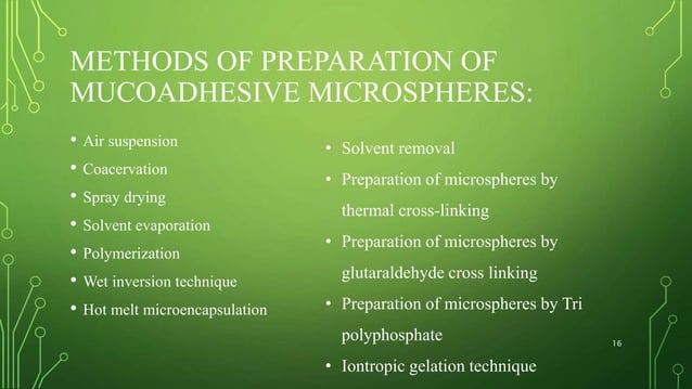 Formulation And Invitro Evaluation Of Microspheres Pptx Chemistry Science