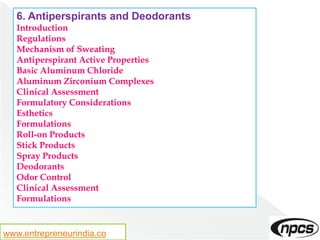 Formulation and Manufacturing Process of Cosmetics with Packaging | PPTX
