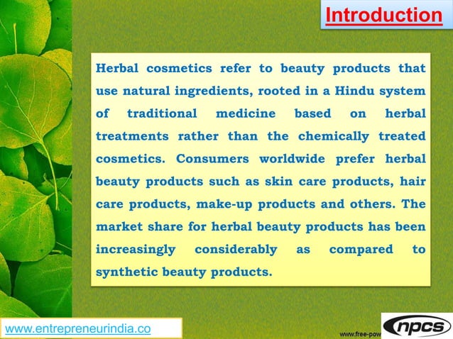Formulation and Manufacturing Process of Herbal Beauty Products ...