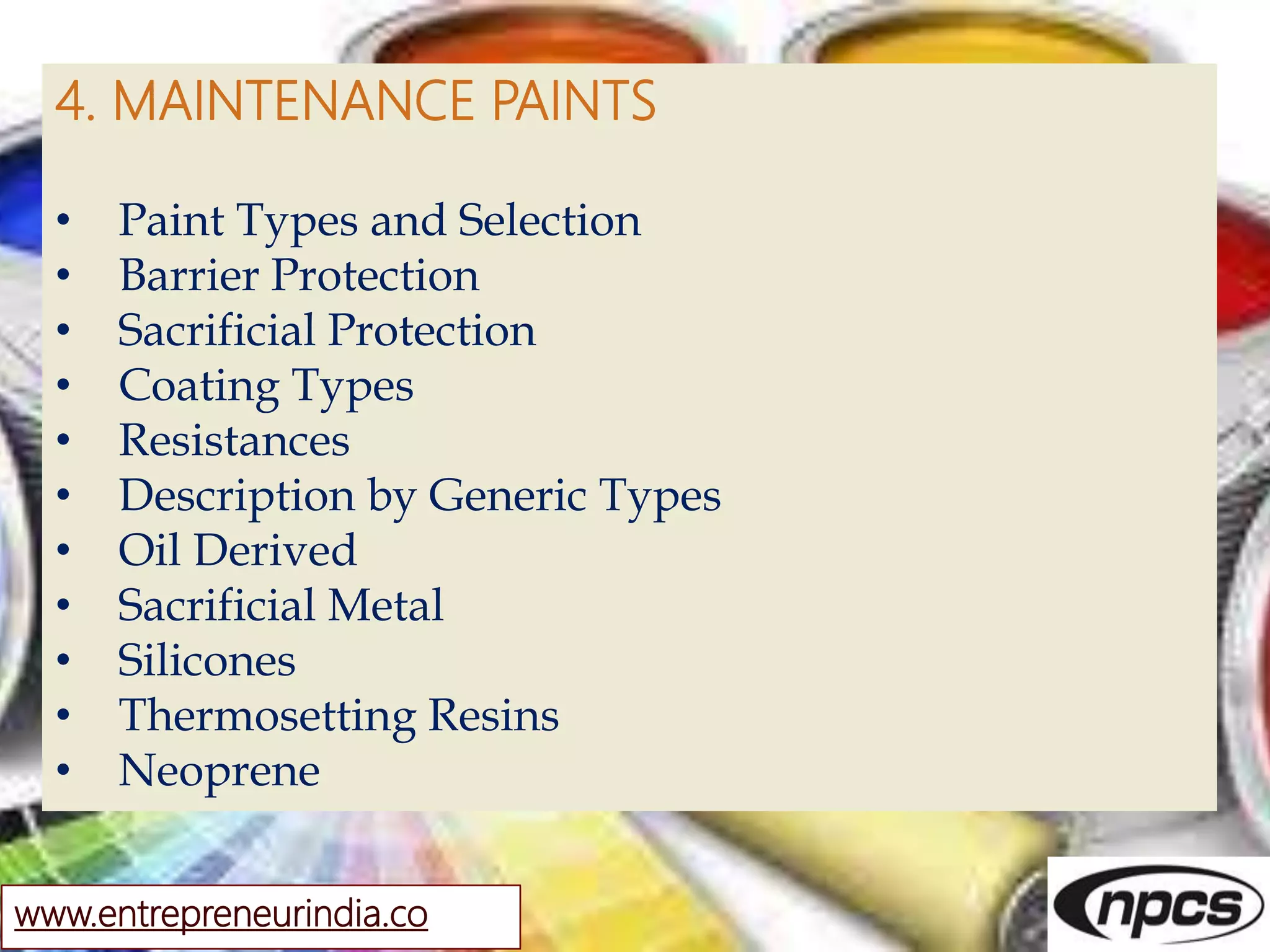 Formulation and Manufacturing Process of Paints, Pigments, Varnishes ...