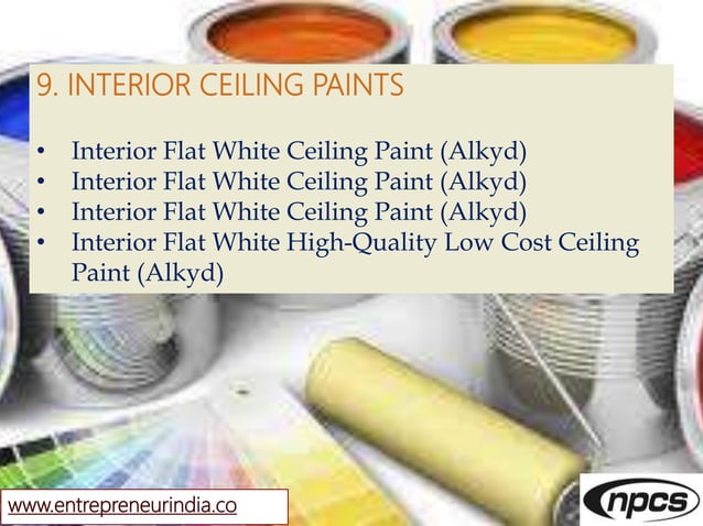 Formulation and Manufacturing Process of Paints, Pigments, Varnishes ...