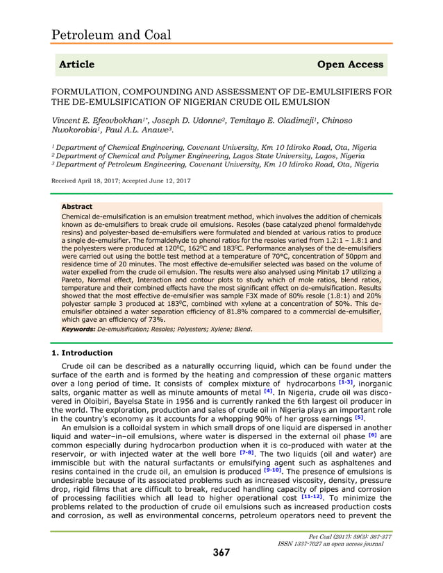 Formulationassessment | PDF