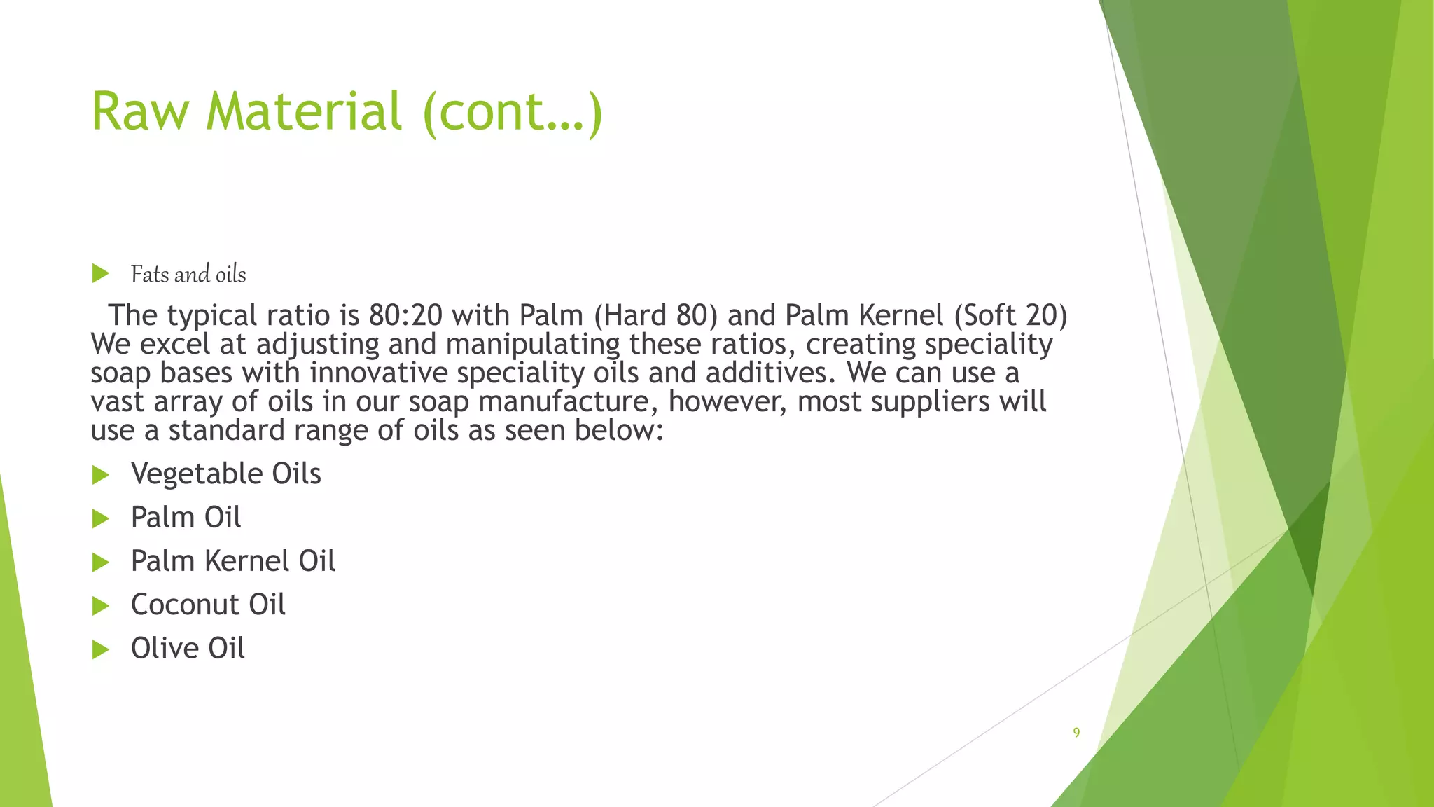 Formulation building blocks soap and syndet bars ppt | PPTX