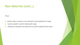 Formulation building blocks soap and syndet bars ppt | PPTX