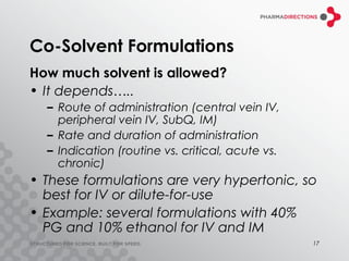 Formulation Development of Poorly Soluble Drugs | PPT