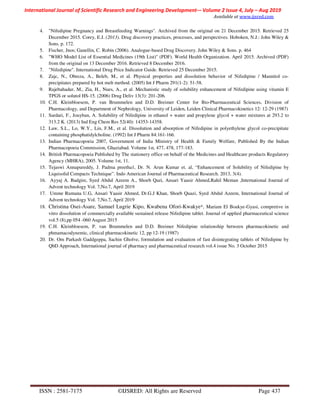 Formulation, Evaluation and Optimization of Fast Disintegrating ...