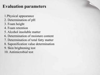 FORMULATION & EVALUATION OF SKIN BRIGHTENING SOAP.pptx