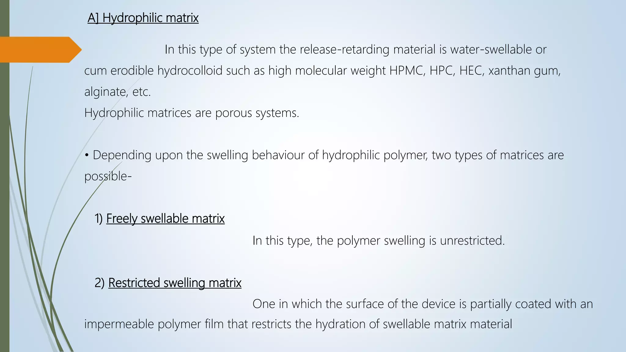 Formulation And Evaluation Of Sustained Release Matrix Tablet Pptx