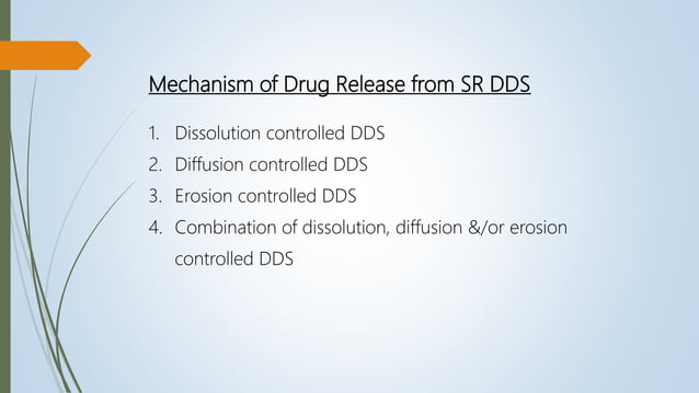 Formulation And Evaluation Of Sustained Release Matrix Tablet Pptx
