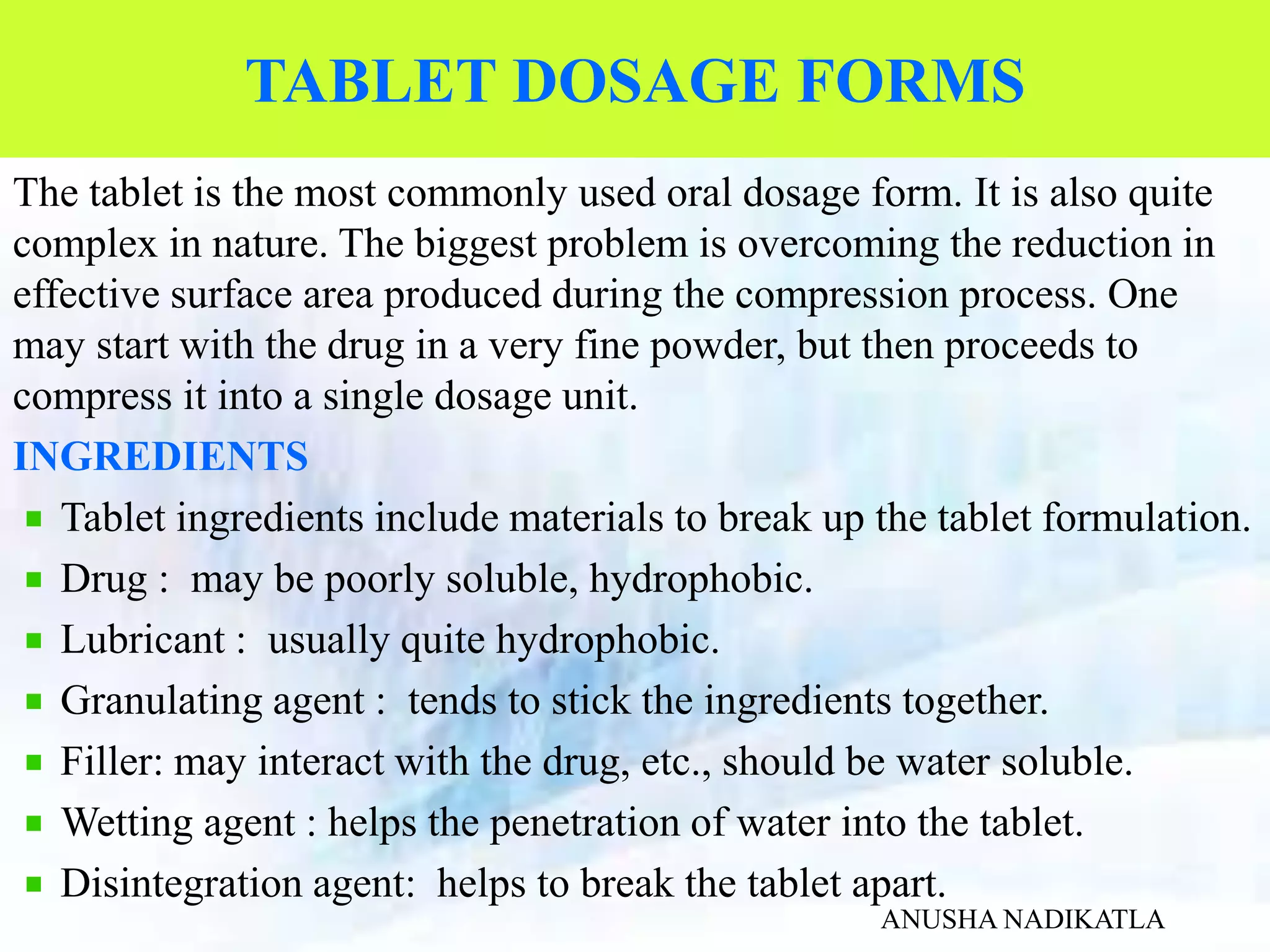 FORMULATION FACTORS EFFECTING BIOAVAILABILITY OF DRUGS | PPTX