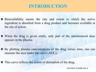 FORMULATION FACTORS EFFECTING BIOAVAILABILITY OF DRUGS | PPTX