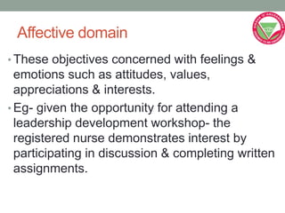 Formulation of educational objectives | PPTX