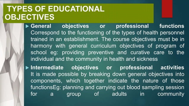 Formulation of educational objectives.pptx | Educational Assessment ...