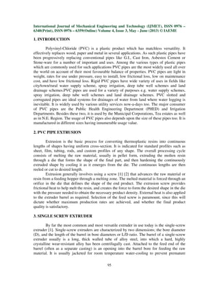 Formulation of field databased model a case study at pvc pipe manu | PDF