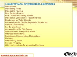 Formulation of Food Products, Pharmaceuticals, Adhesives, Resins, Gums ...