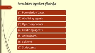 Formulation & evalution of hair dye.pptx