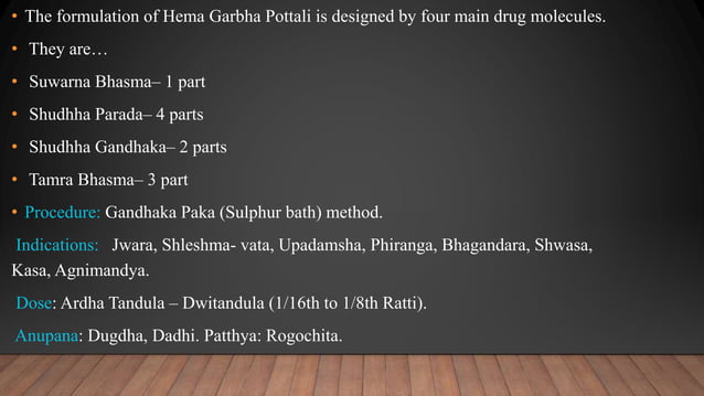 A Critical Review On Hemagarbha Pottali | PPTX | Hinduism | Religion ...