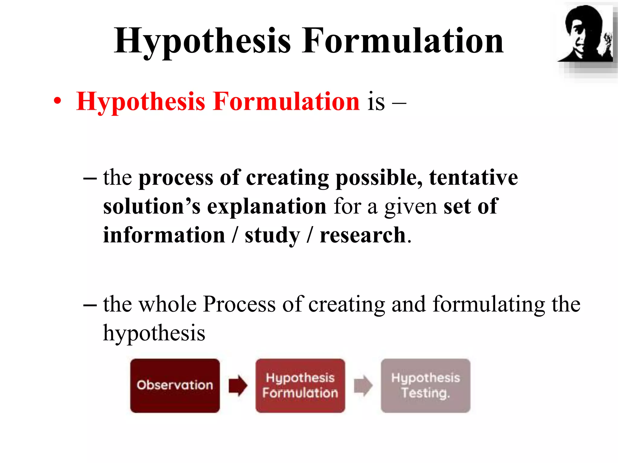 Formulating Hypothesis in Research | PPTX | Physics | Science