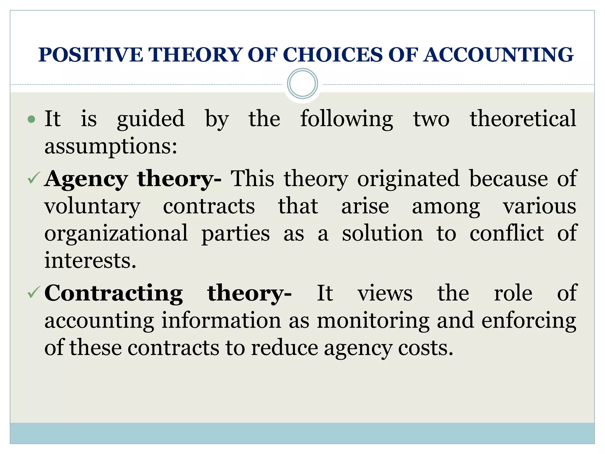 Formulation of Predictive and Positive theory | PPTX