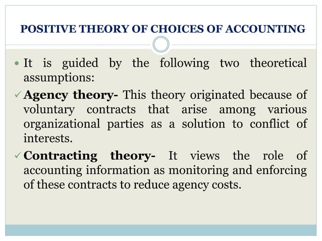 Formulation of Predictive and Positive theory | PPT