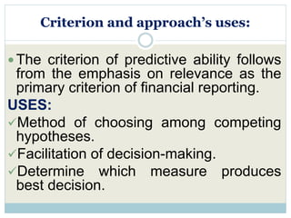 Formulation of Predictive and Positive theory | PPTX