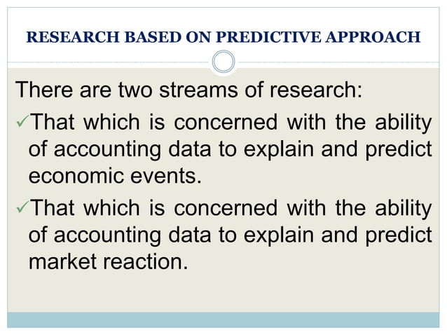 Formulation of Predictive and Positive theory | PPT