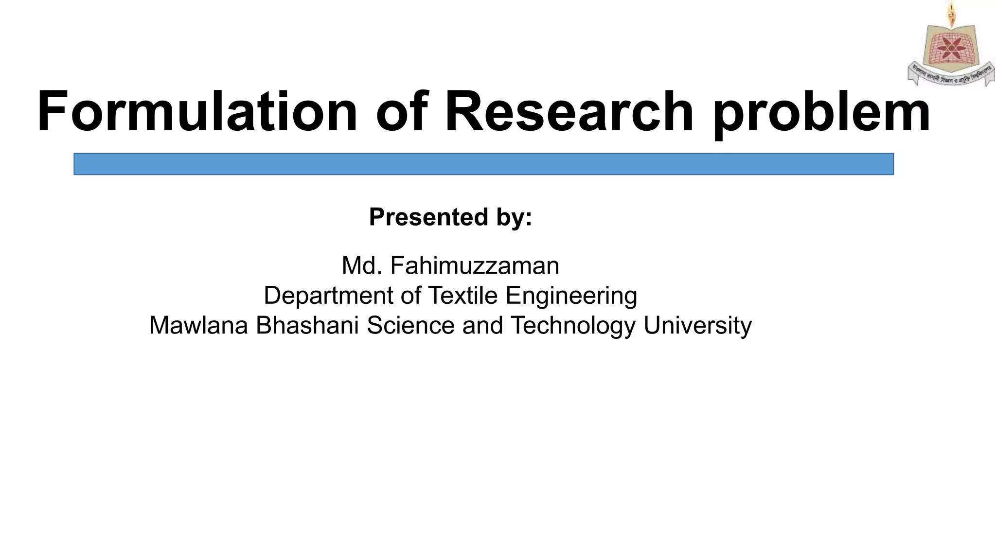Formulation of Research problem.pptx