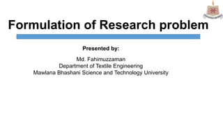 Formulation of Research problem.pptx