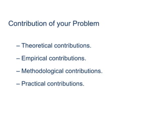 Formulation of Research Problem" by Dr. Krishna Kishor Trivedi ...