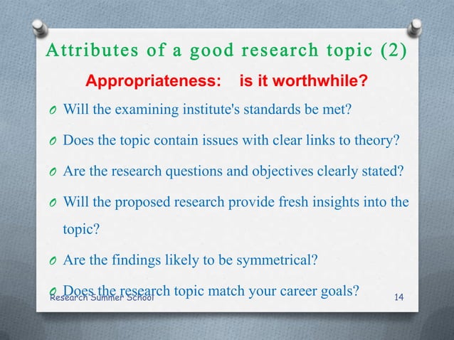Formulation of research questions | PPTX