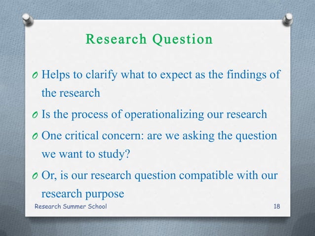 Formulation of research questions | PPTX
