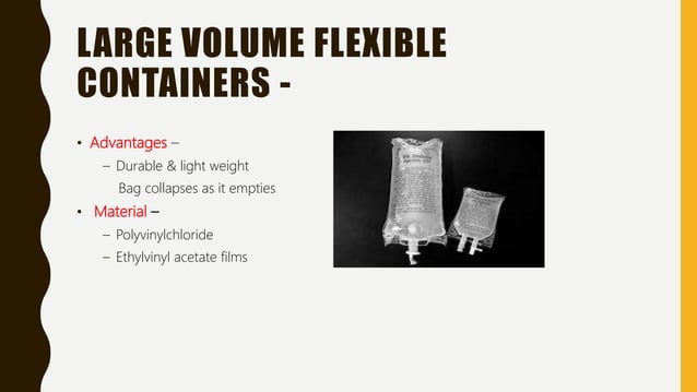 Formulation of small & large volume parenteral | PPTX | Pharmaceutical ...